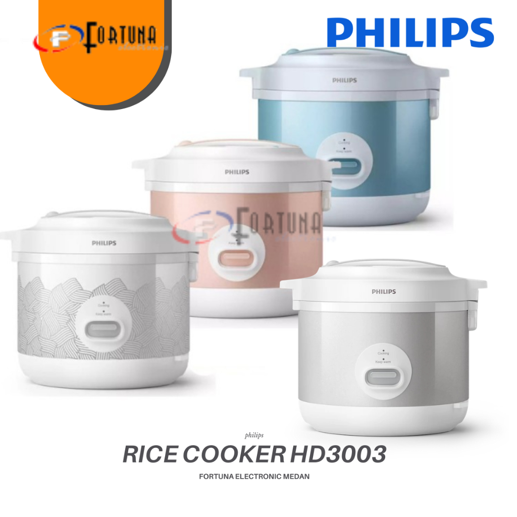 Jual NEW RICE COOKER PHILIPS HD 3003 KAPASITAS 1.8 LITER | Shopee Indonesia