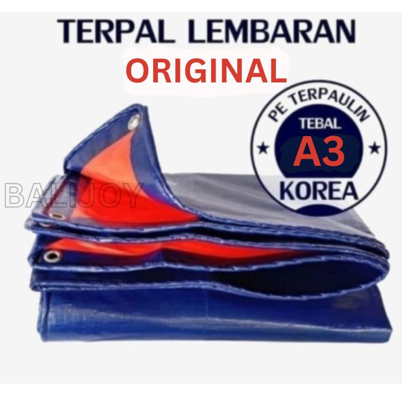 Jual TERPAL PLASTIK A3 ORIGINAL KOREA / TERPAL KOLAM LELE / TERPAL IKAN ...