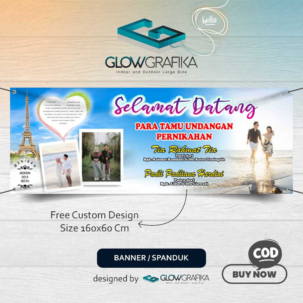 Jual Cetak Spanduk Banner Selamat Datang Tamu Undangan | Shopee Indonesia