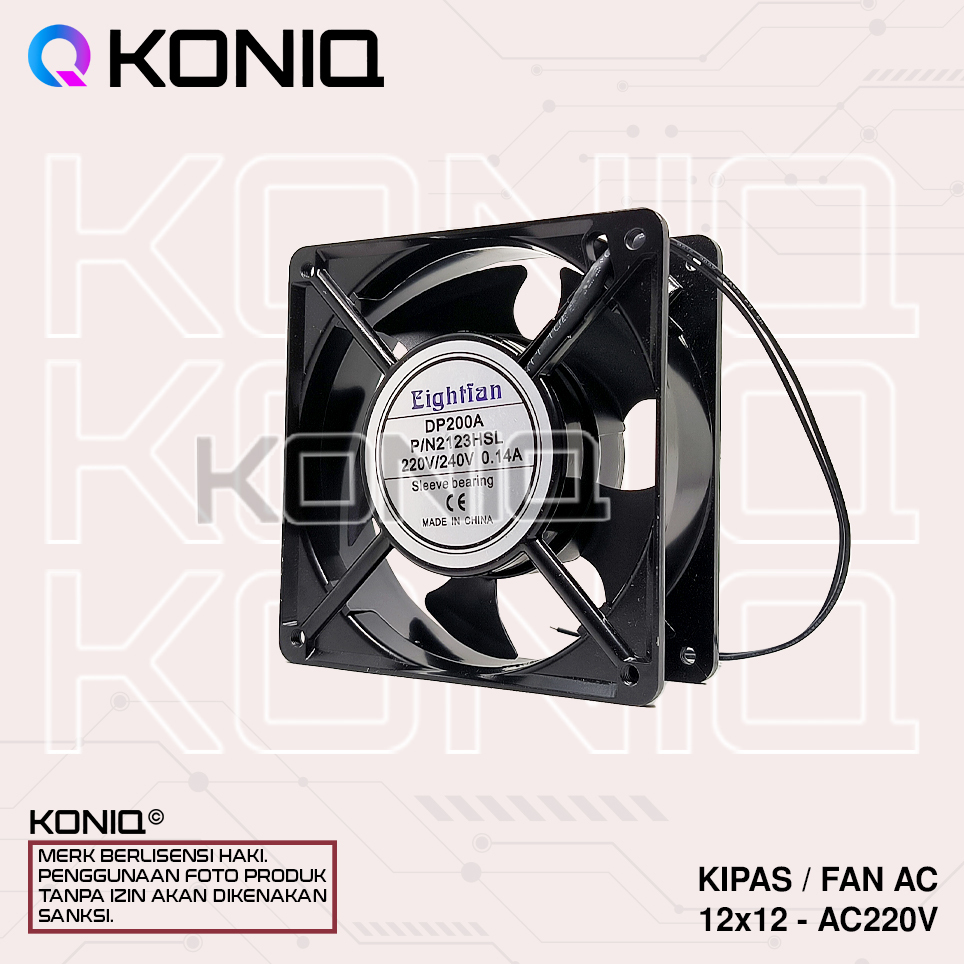 Jual FAN KIPAS AC 220V 12X12 / FAN AC 220 VOLT 12 CM | Shopee Indonesia
