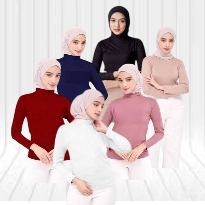 Jual JF Baju Manset Wanita Premium Licin Inner Mangset Badan Lengan ...