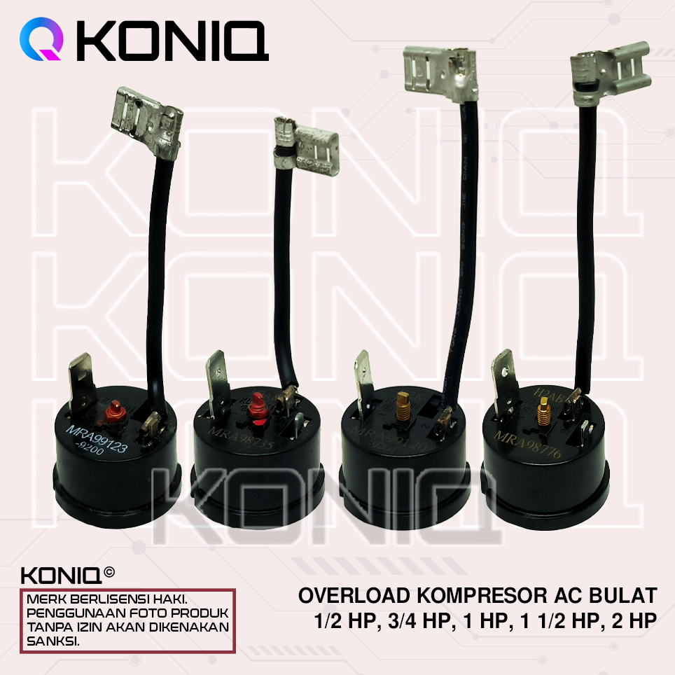 Jual OVERLOAD AC KLIXON 1/2 - 2 PK , SETENGAH PK SAMPAI DUA PK - 1/2 ...