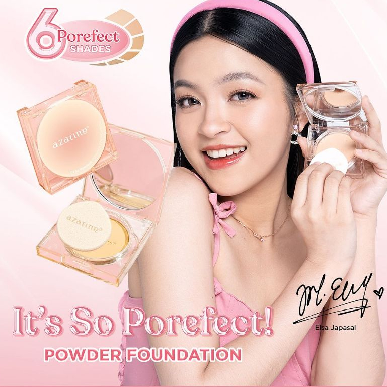 Jual AZARINE It's So Porefect! Powder Foundation | Shopee Indonesia