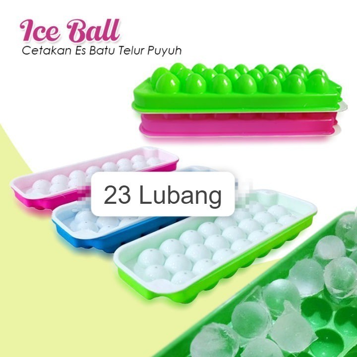Jual Cetakan Es Batu Model Bulat / Cetakan Es Batu Jelly Ball / Cetakan ...