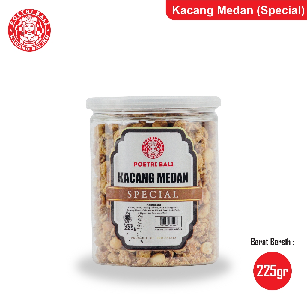 Jual Poetri Bali Kacang Medan Toples 225 gram | Shopee Indonesia