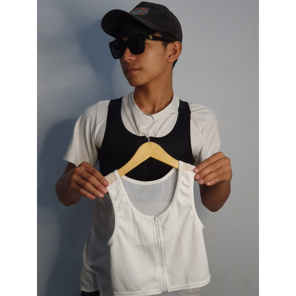 Jual Breast binder Chest Binder Perata dada unisex model risleting ...