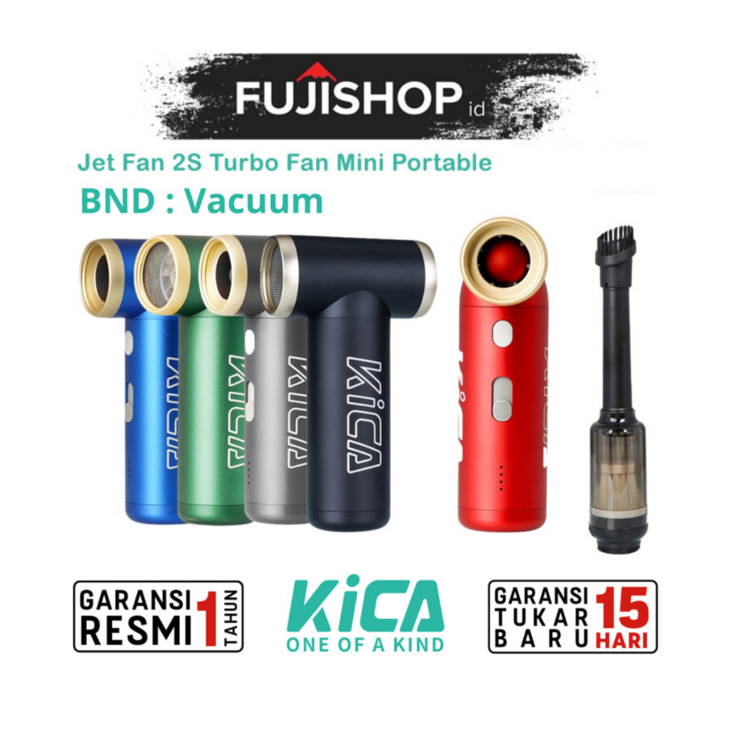 Jual Kica JetFan 2S Turbo Fan Mini Portable Jet Fan 2S BND Vacuum ...