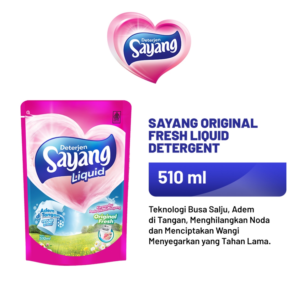 Jual Sayang Original Fresh Liquid Detergent 510ML | Shopee Indonesia