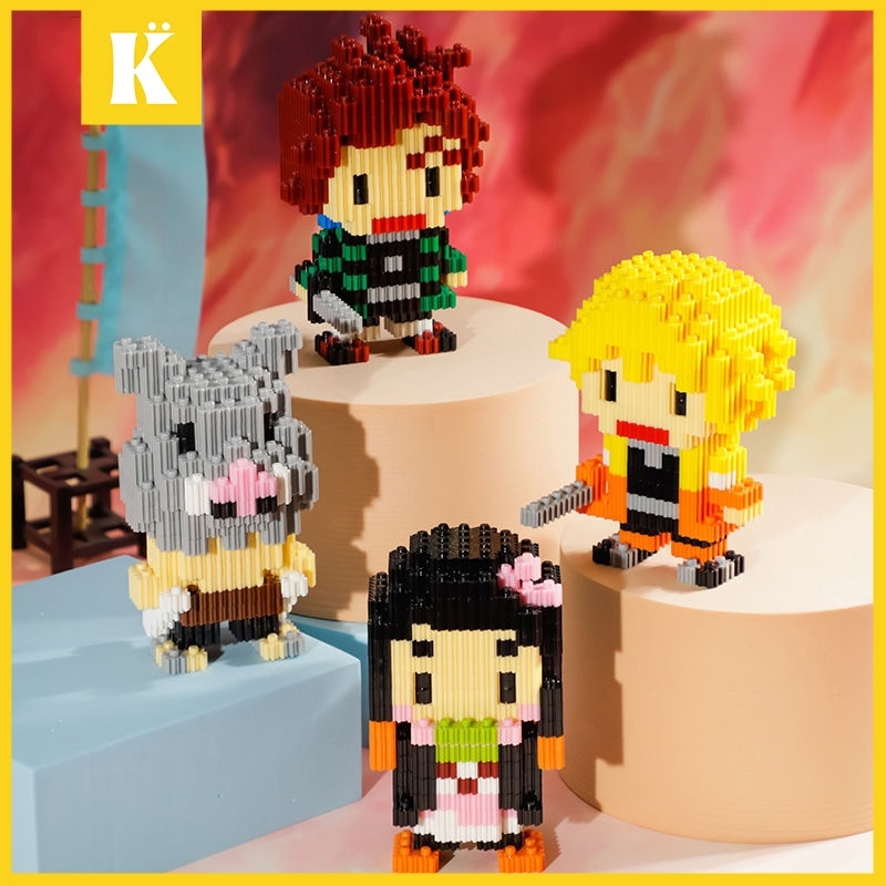 Jual Nano Mini Block Demon Slayer Balok Susun Kamado Tanjirou Nano ...