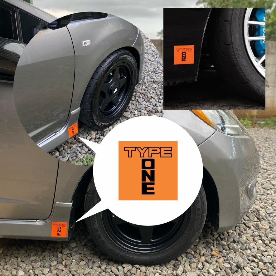 Jual Sticker mobil JDM -stiker TYPEONE stiker TYPE ONE SPOON JAZZ FREED ...
