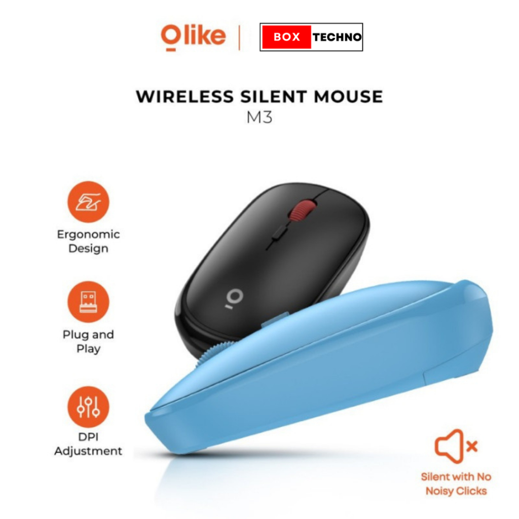 Jual Mouse Olike Wireless M3 Optical dengan Receiver USB untuk PC ...