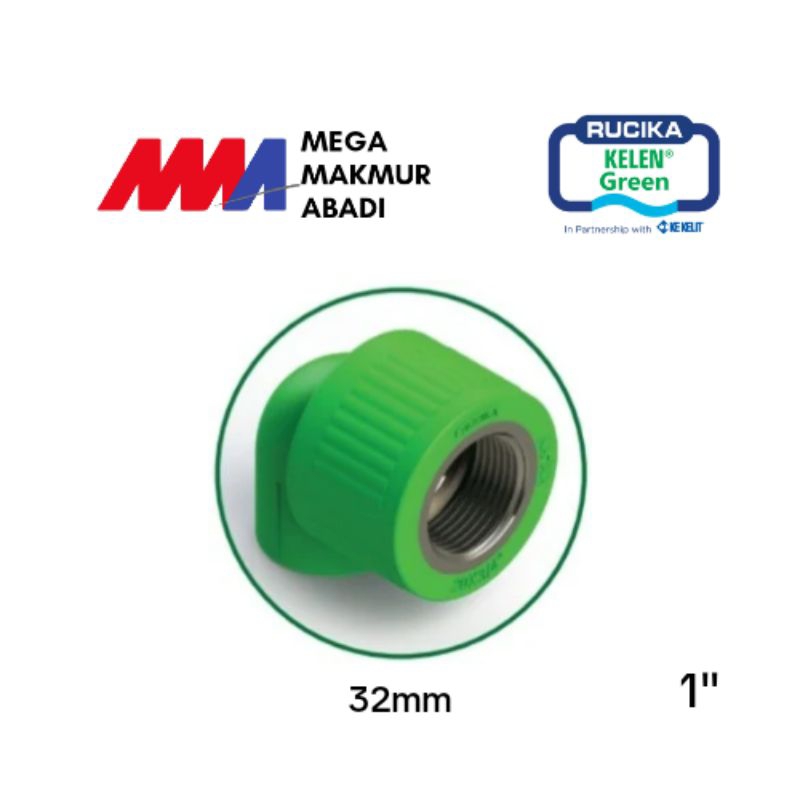 Jual Rucika - PPR Elbow / Knee / KDD / Knee Drat Dalam / 1" inch 90derajat | Shopee Indonesia