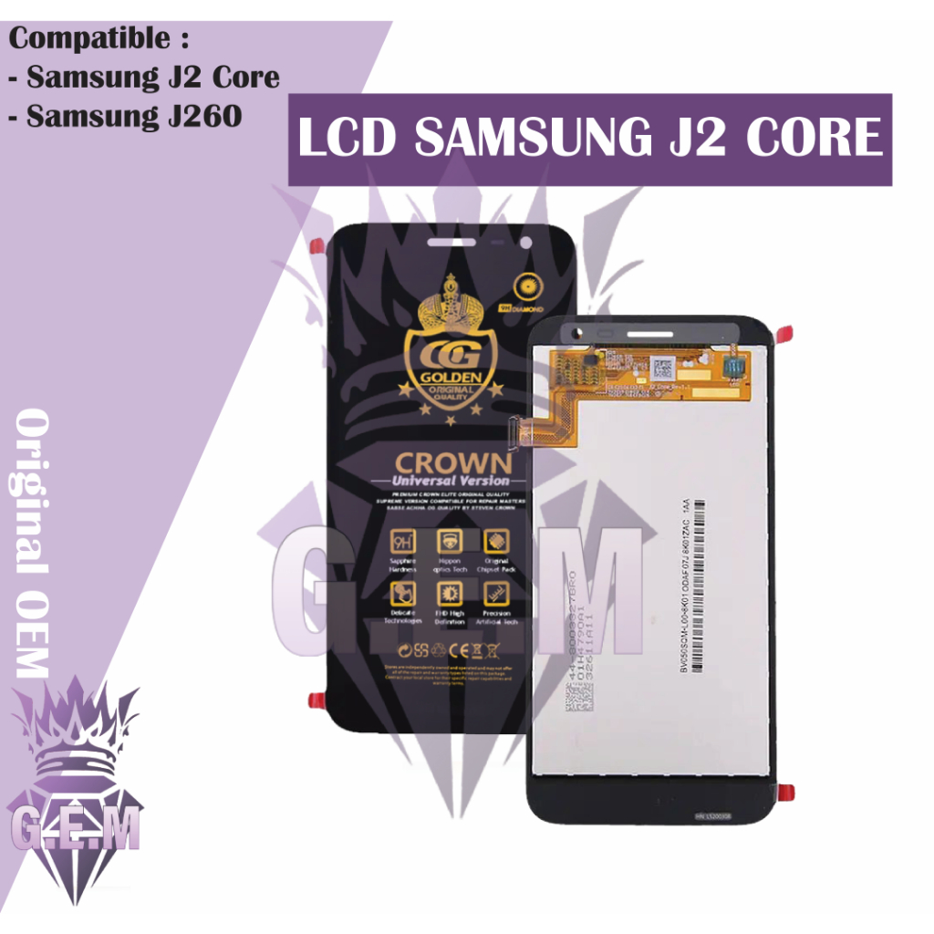 Jual LCD SAMSUNG J2 CORE / J260 TOUCHSCREEN FULLSET COMPLETE ORIGINAL ...