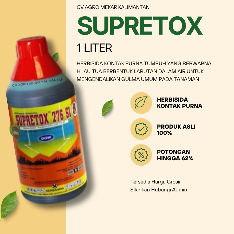 Jual Supretox Racun Rumput Gulma Kebun Sawit 1 Liter | Shopee Indonesia