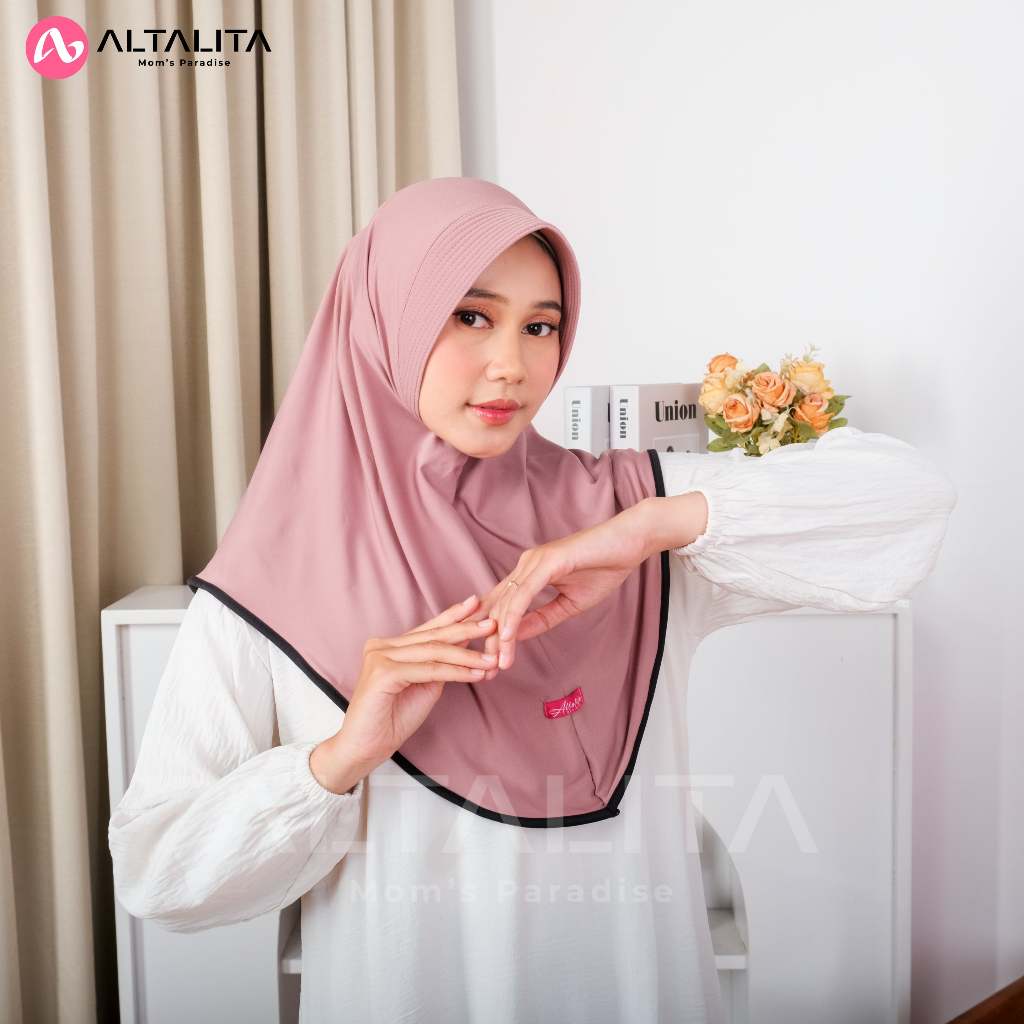 Jual Altalita - Hijab Bergo Hamidah Menutup Dada Jilbab Instan Rayda Size M Bahan Jersey Premium ...