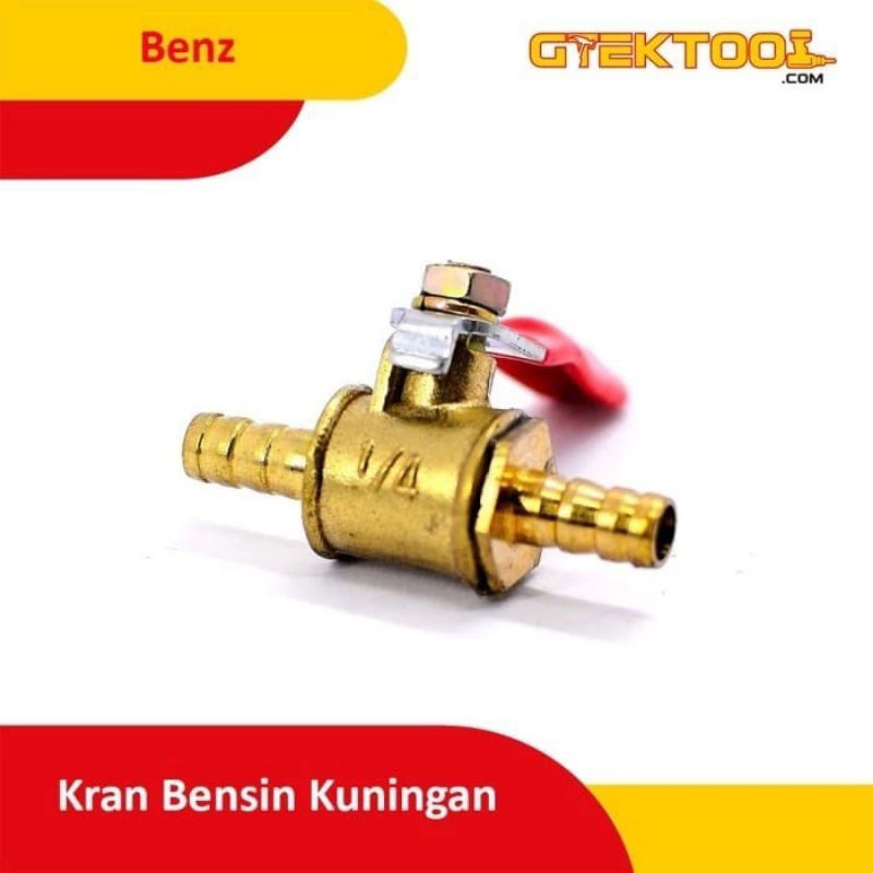 Jual (Baru)Kran Bensin Motor Selang Bensin Serbaguna Kuningan 1/4 Stop KranUniversal | Shopee ...