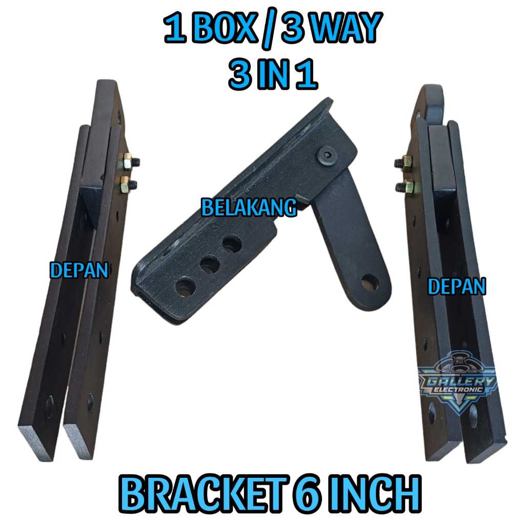 Jual Bracket Line Array 3WAY 6 inch / Breket 3 WAY 6'' Gantung Bahan Cor Diral Alumunium ...