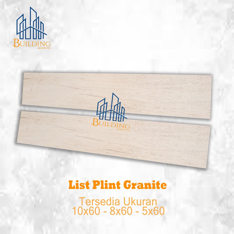Jual List Plint Granite 10x60 - 8x60 - 5x60 Oakwood White/Wood/ 1 Pcs ...