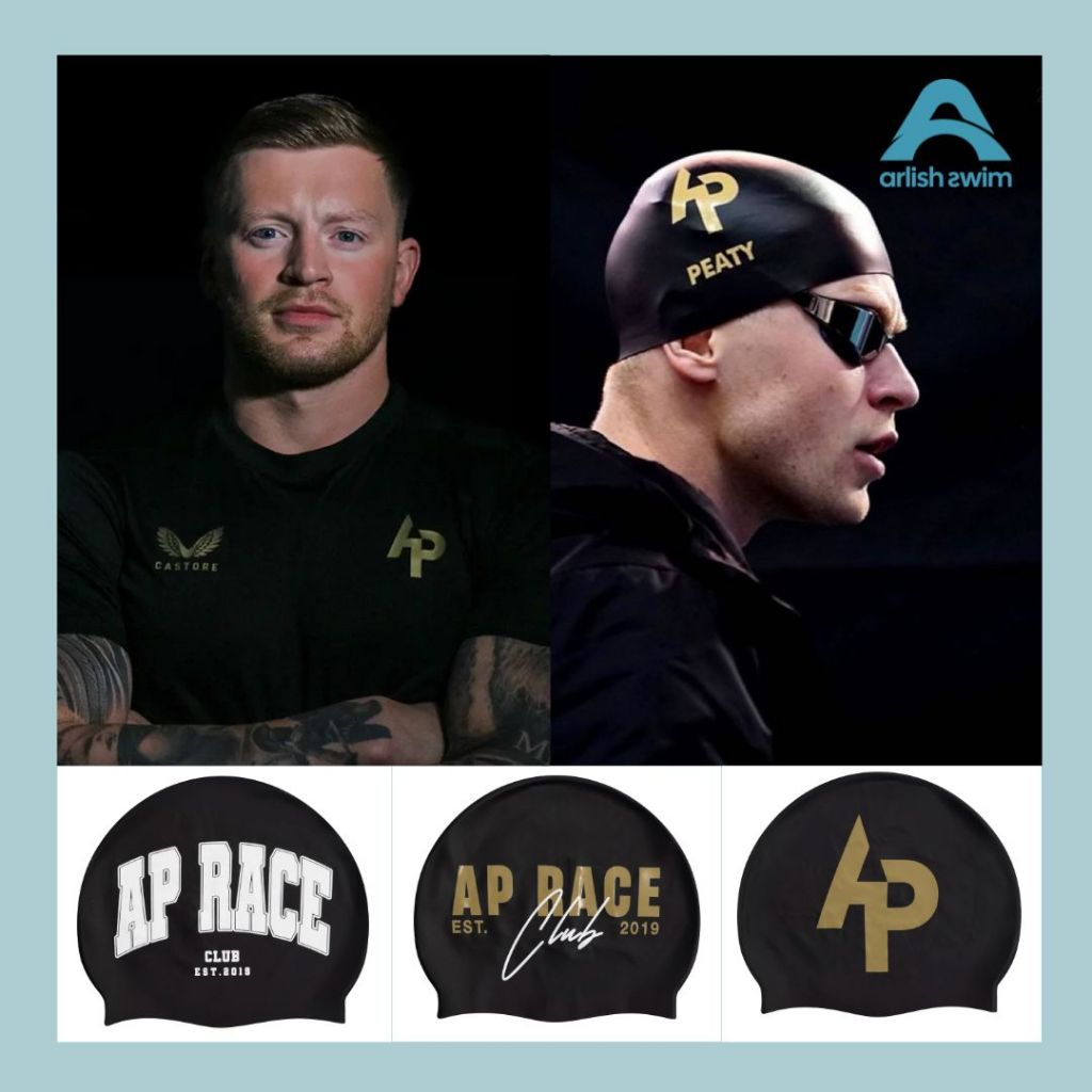 Jual AP Race Swimming Cap Adam Peaty | Topi Renang | Shopee Indonesia