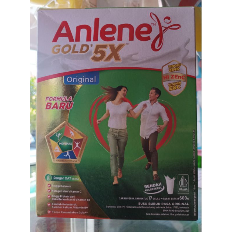 Jual Anlene Gold 650gr rasa original kemasan baru isi 600g | Shopee ...