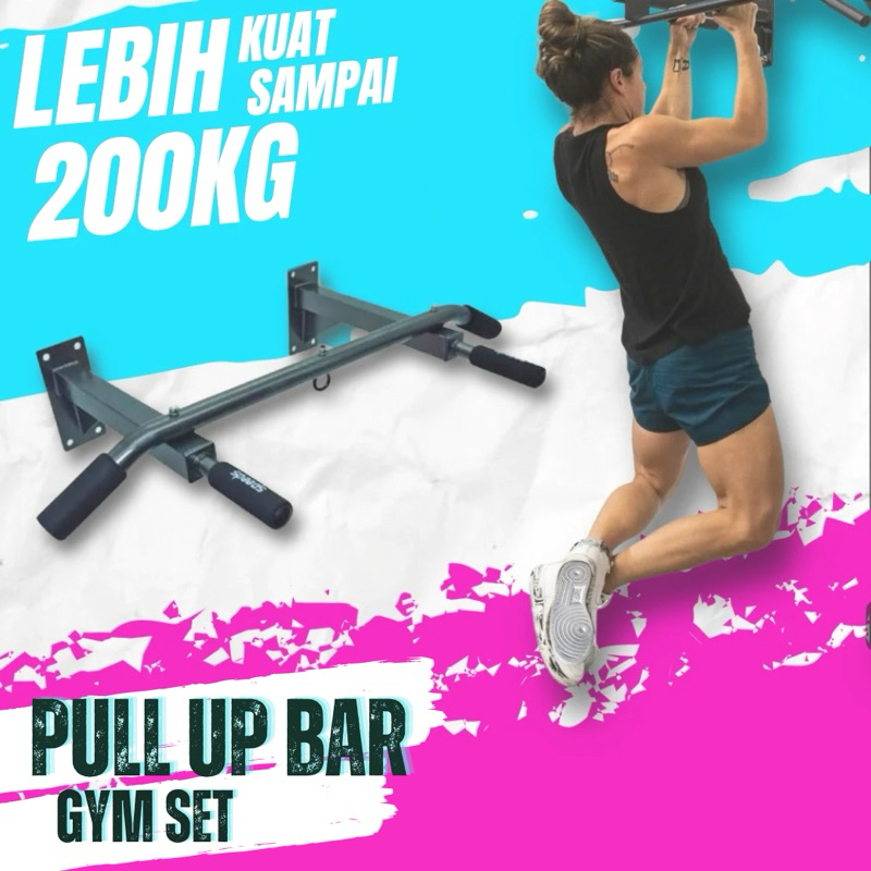Jual Pull Up Bar GYM HOME FITNESS Chin up Alat Olahraga Rumahan ...