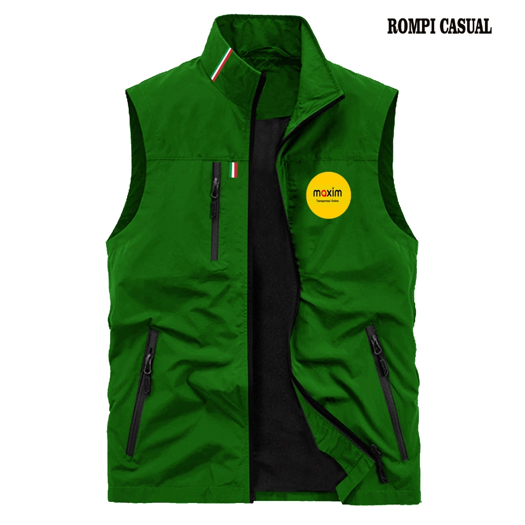 Jual Promo...!! Rompi Outdoor Casual Pria Driver Maxim Ojol Terbaru ...