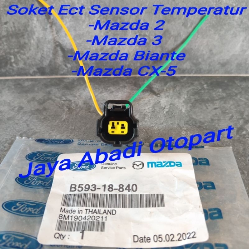 Jual Soket Ect Sensor Temperatur Mazda 2 Mazda 3 Biante Mazda CX-5 1pc ...