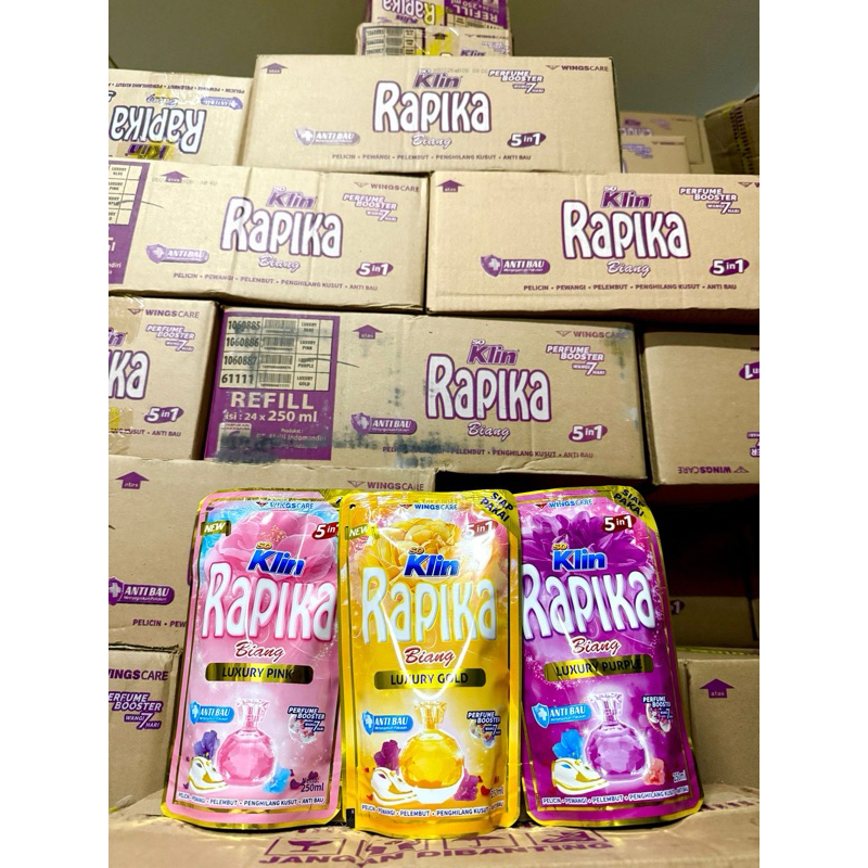 Jual so klin rapika biang 250 ml , 1 paket isi 4 rapika biang 250 ml ...