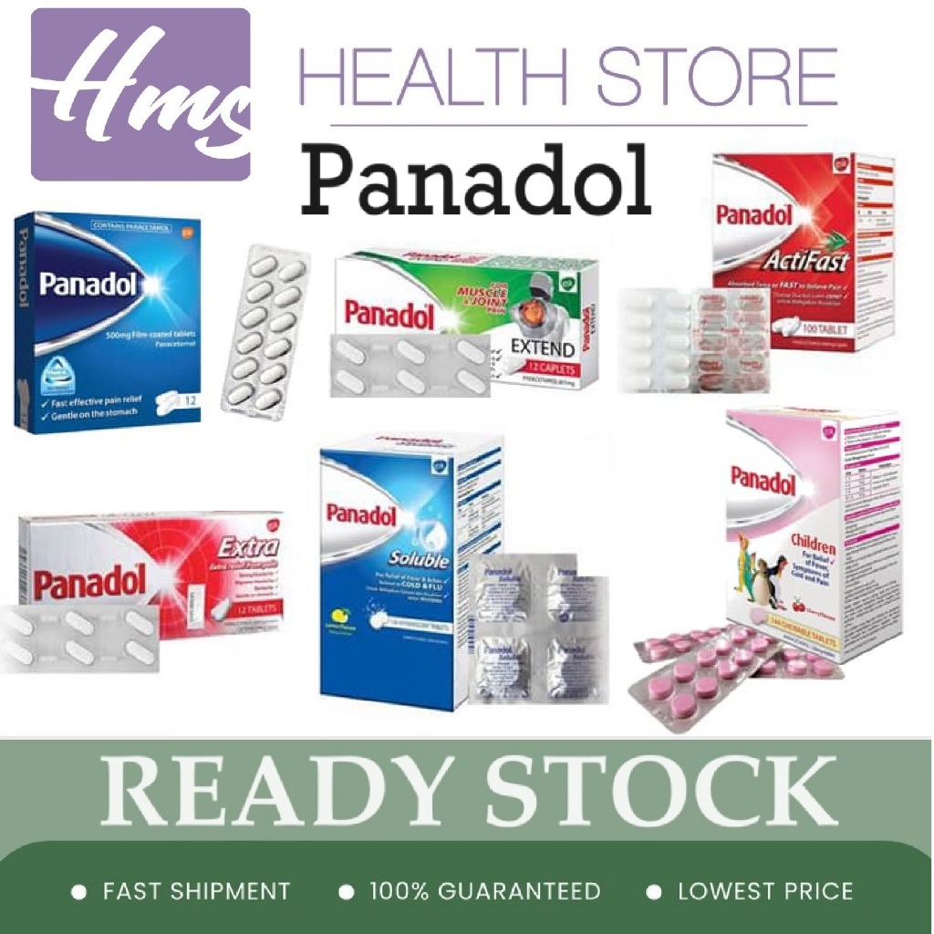 Jual Panadol Solube | Panadol Extra | Panadol Actifast | Panadol Extend ...