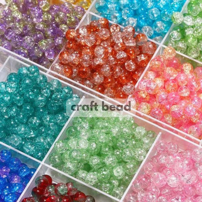 Jual Manik Bulat Gradasi - Manik Mote Bulat Retak cracked Gradasi 8mm ...