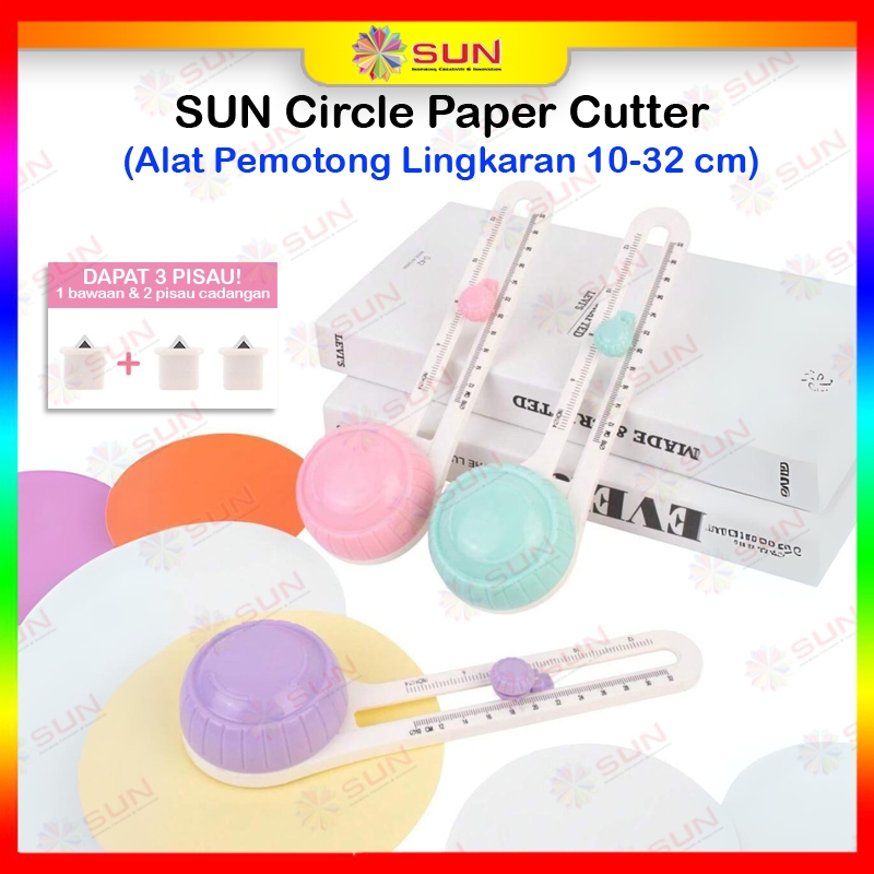 Jual Circle Cutter Premium 4 cm - 19 cm / 2 cm - 20 cm / 10 cm - 32 cm ...