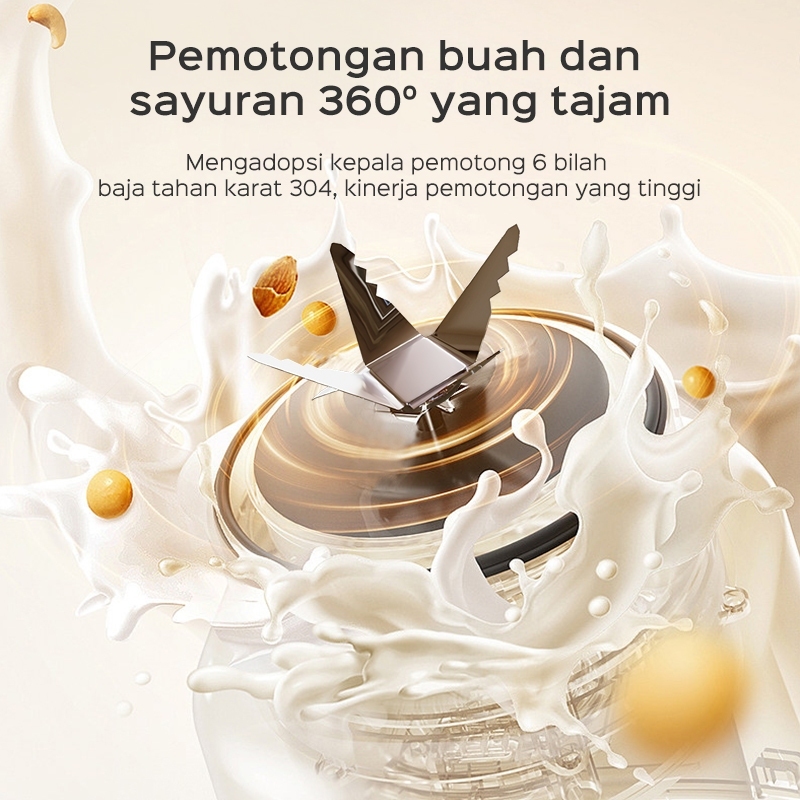 Jual HAN RIVER Blender PREMIUM 2 IN1 KAPASITAS tinggi 1L double cup ...
