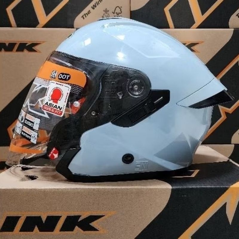 Jual HELM INK TERRA 2 STEEL BLUE ORIGINAL MURAH HELM TOURING INK TERRA ...