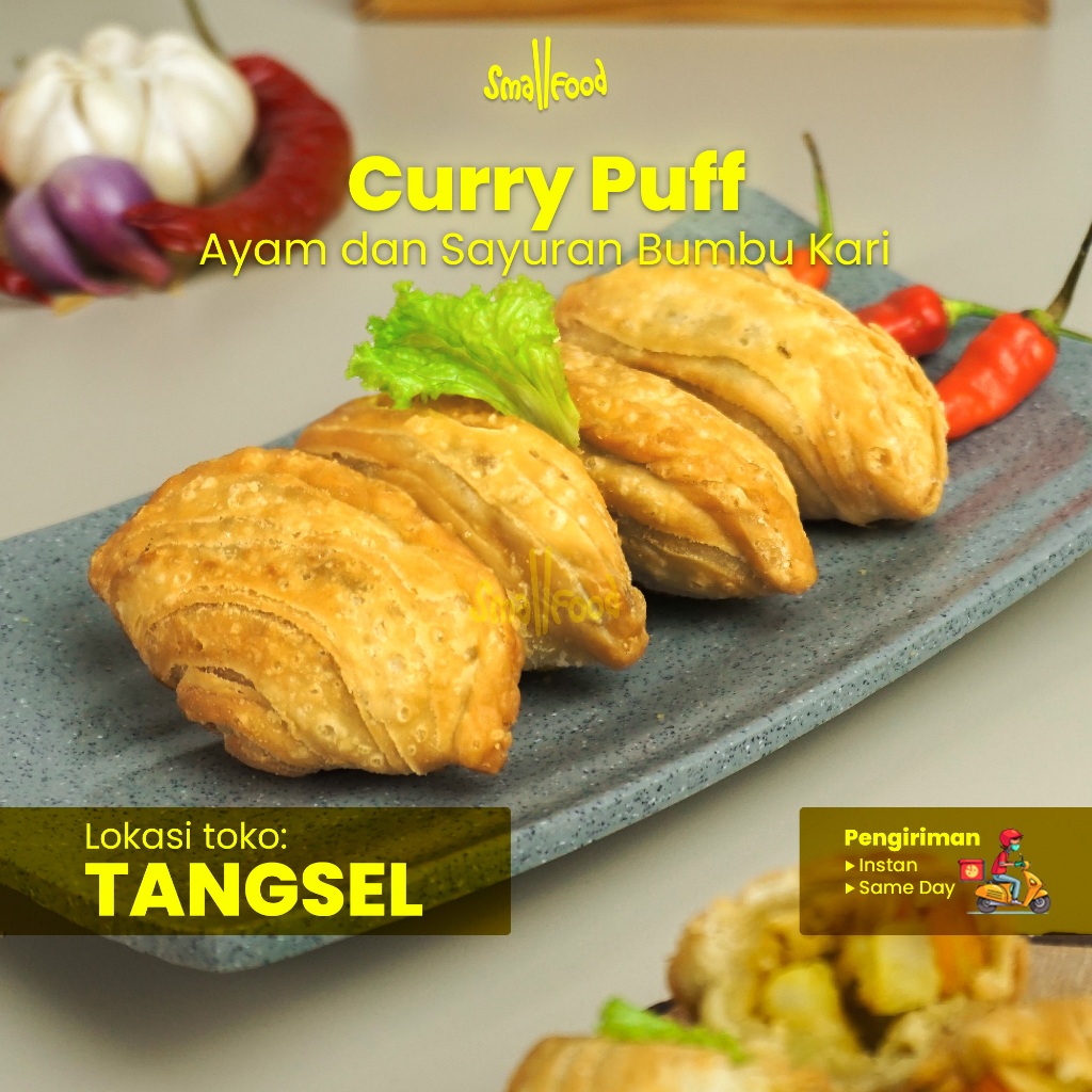 Jual Curry Puff / Kari Pastel Premium / Pastel Singapur / Frozen Food ...