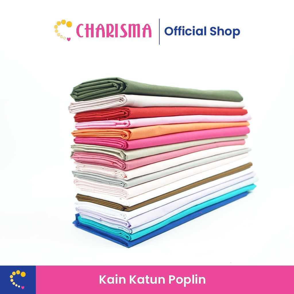 Jual Charisma Bahan Kain Katun Poplin - Poplin 100% Katun - Bahan ...