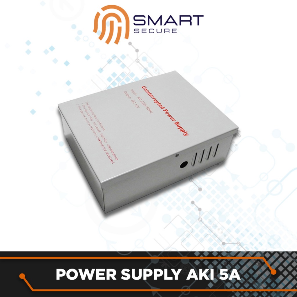 Jual SMART SECURE Power Supply Aki Box 5A Psu Aki 5A Box Psu Akses Door ...