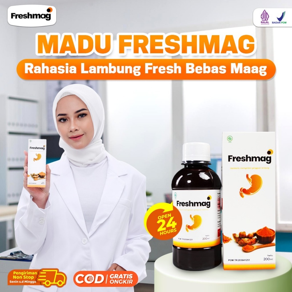 Jual Madu Freshmag - Solusi Atasi Masalah Lambung Maag Gerd Tanpa Ketergantungan 1 Botol Isi 200 ...