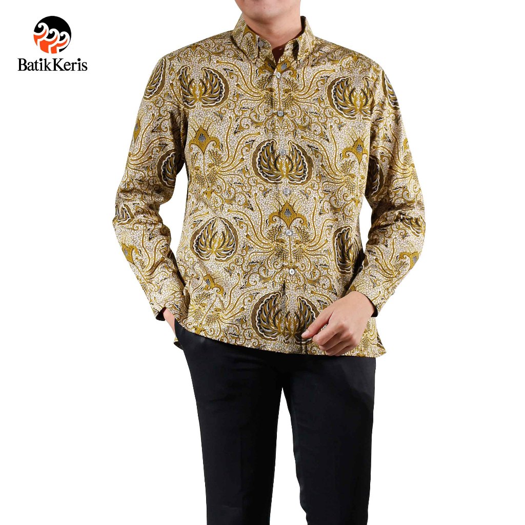 Jual Batik Keris Kemeja Slimfit Lengan Panjang Keris Reflection ...