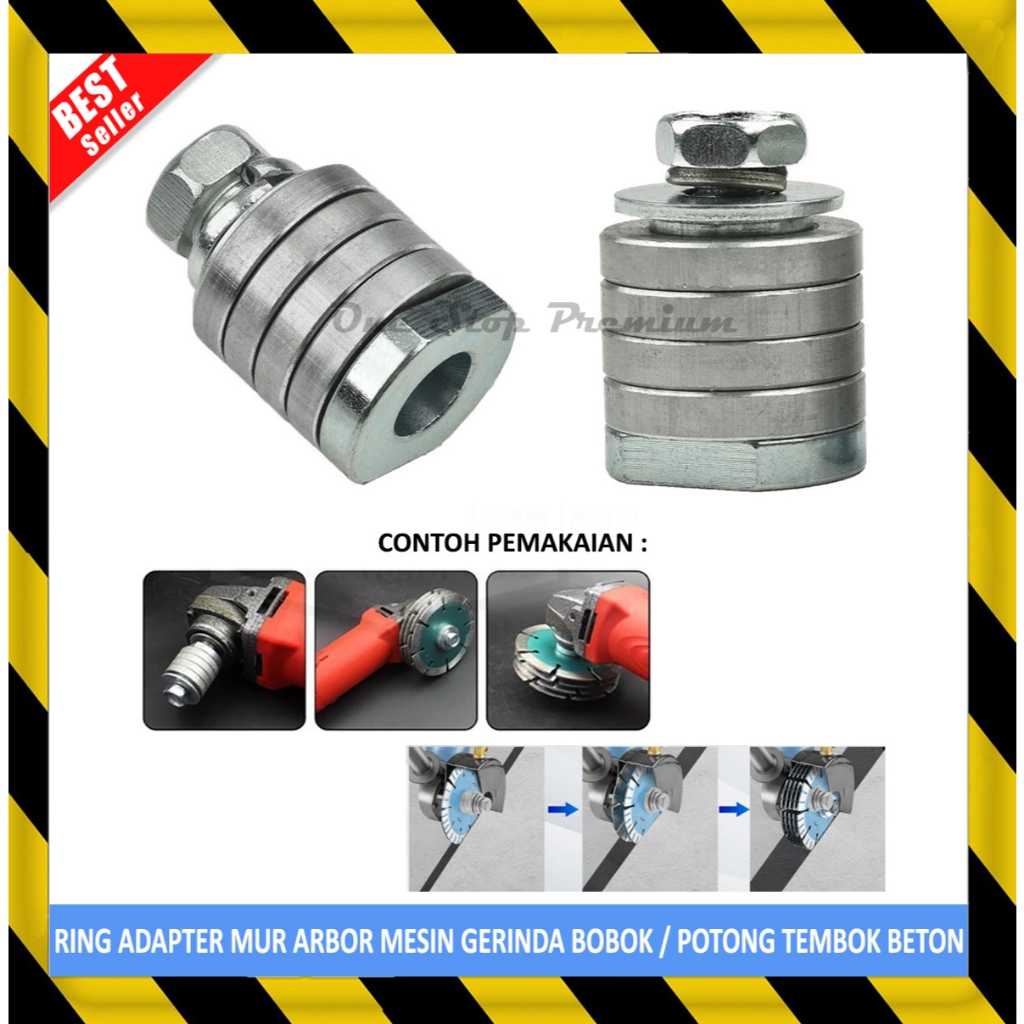 Jual RING MUR ADAPTER ADAPTOR KONVERTER CONVERTER WALL CHASER GROOVING ...