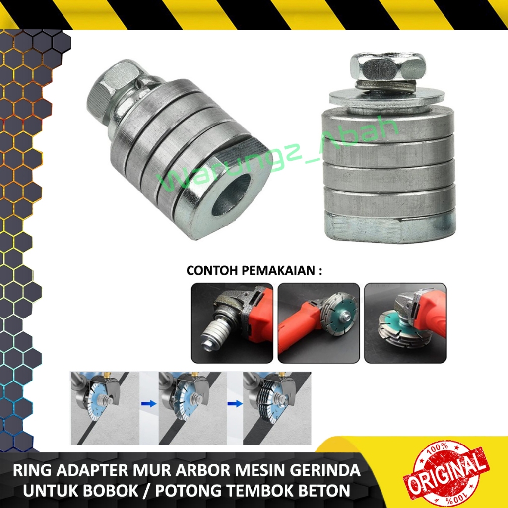 Jual RING MUR ADAPTER ADAPTOR KONVERTER CONVERTER WALL CHASER GROOVING ...