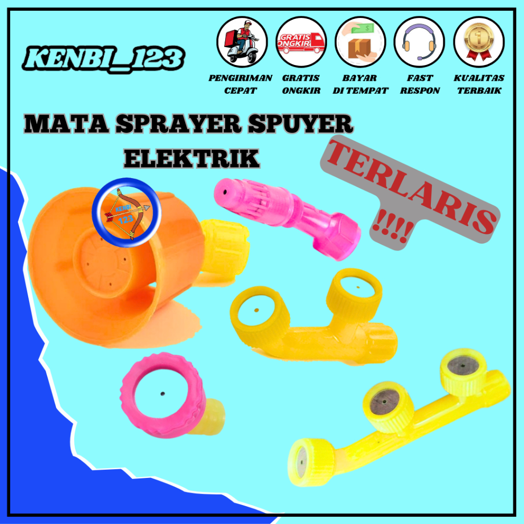 Jual Mata Sprayer Spuyer Nozzle Elektrik Manual Drat 14mm Alat Siram ...