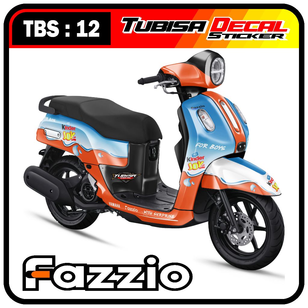 Jual Decal Stiker Variasi Full Body Yamaha FAZZIO Premium Racing. TBS ...