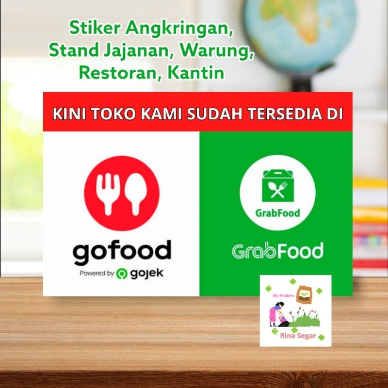Jual Stiker Vynil Online Food Toko Tersedia Di Gofood Grabfood Resto ...
