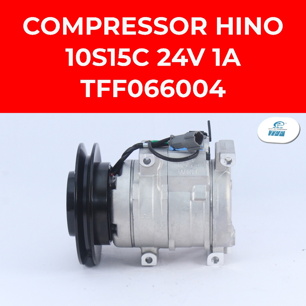 Jual COMPRESSOR HINO 10S15C 24V 1A DENSO (TFFGS15805) | Shopee Indonesia