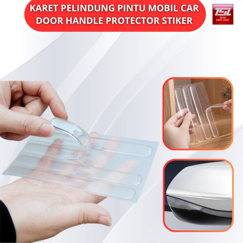Jual TUTU Karet Pelindung Pintu Mobil Car Door Handle Protector Stiker ...