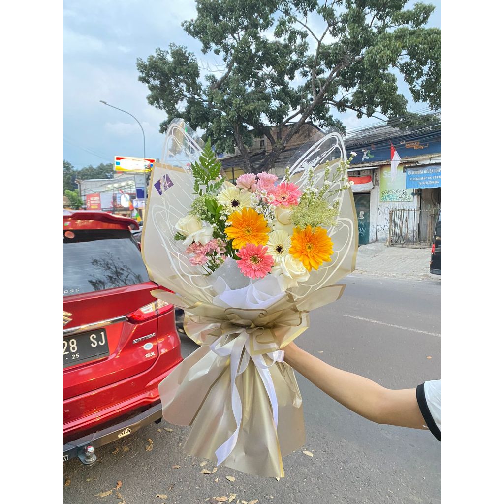 Jual Fresh Flowers bouquet / buket bunga / hadiah ulang tahun / hadiah ...