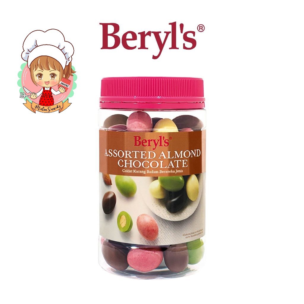 Jual Beryl's Assorted Almond Chocolate coklat campur (370g) | Shopee Indonesia