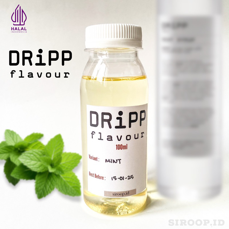 Jual DRiPP Flavour Syrup Repack Mint (30ml, 75ml, 100ml) | Shopee Indonesia