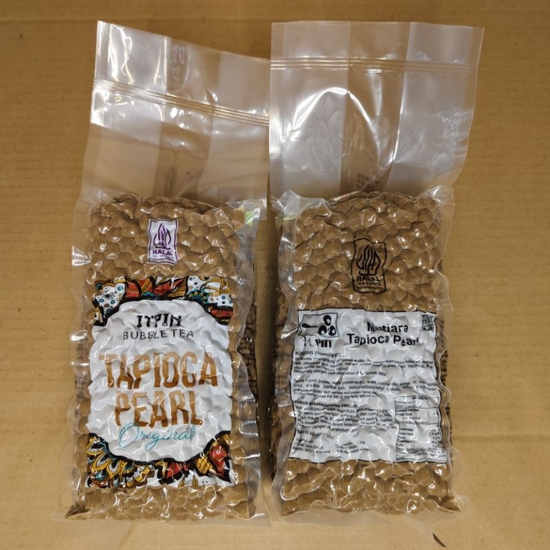 Jual boba tea ITPIN 1 kg tapioca pearl original | Shopee Indonesia