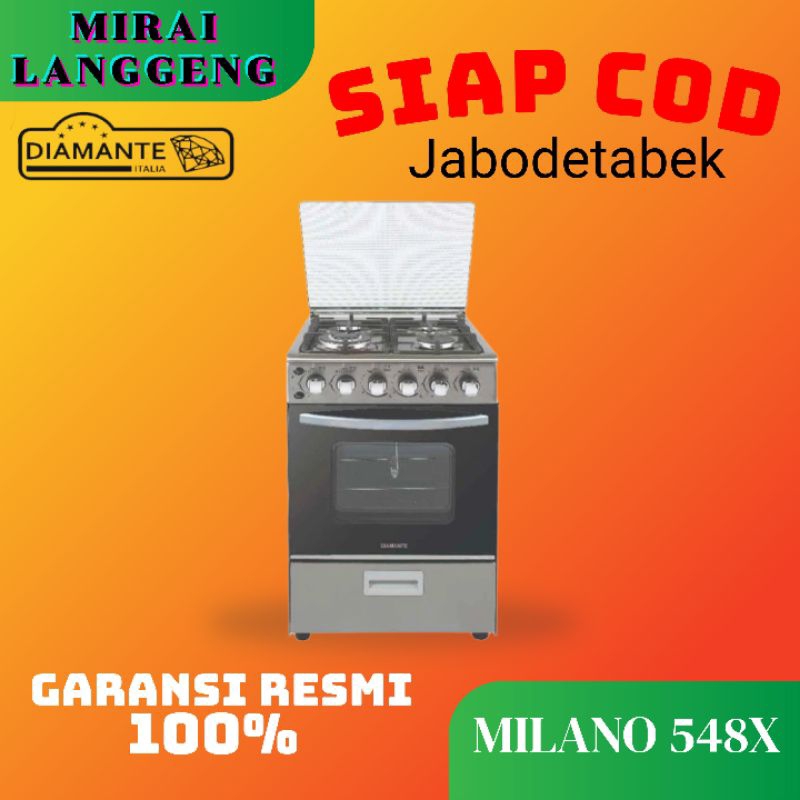 Jual Freestanding Cooker Milano 548X | Shopee Indonesia